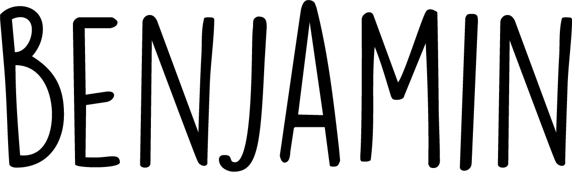 Vinyl Wall Art Decal Boys Custom Name - 'Benjamin' Custom Text Name- 10 ...