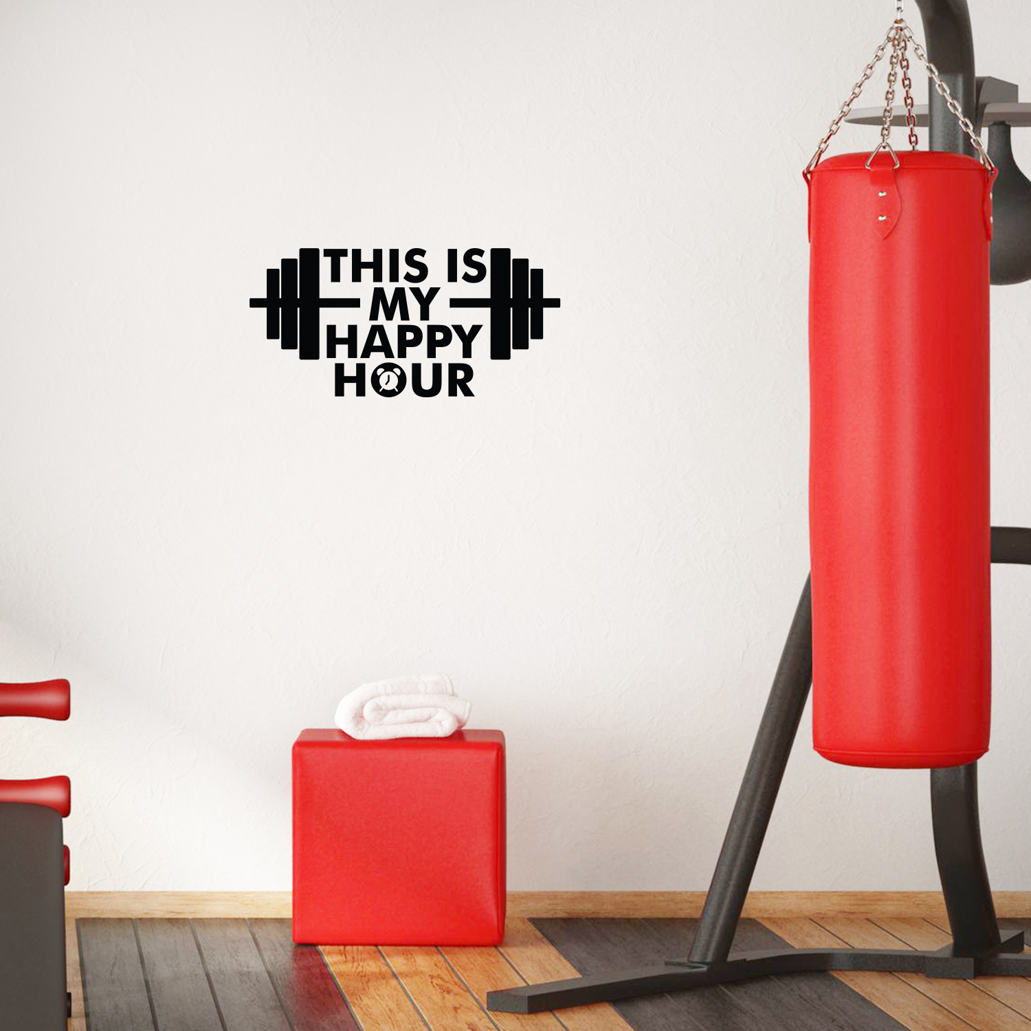 This is My Happy Hour - Black 12" x 25" Wall Art Decal Vinyl Sticker | eBay