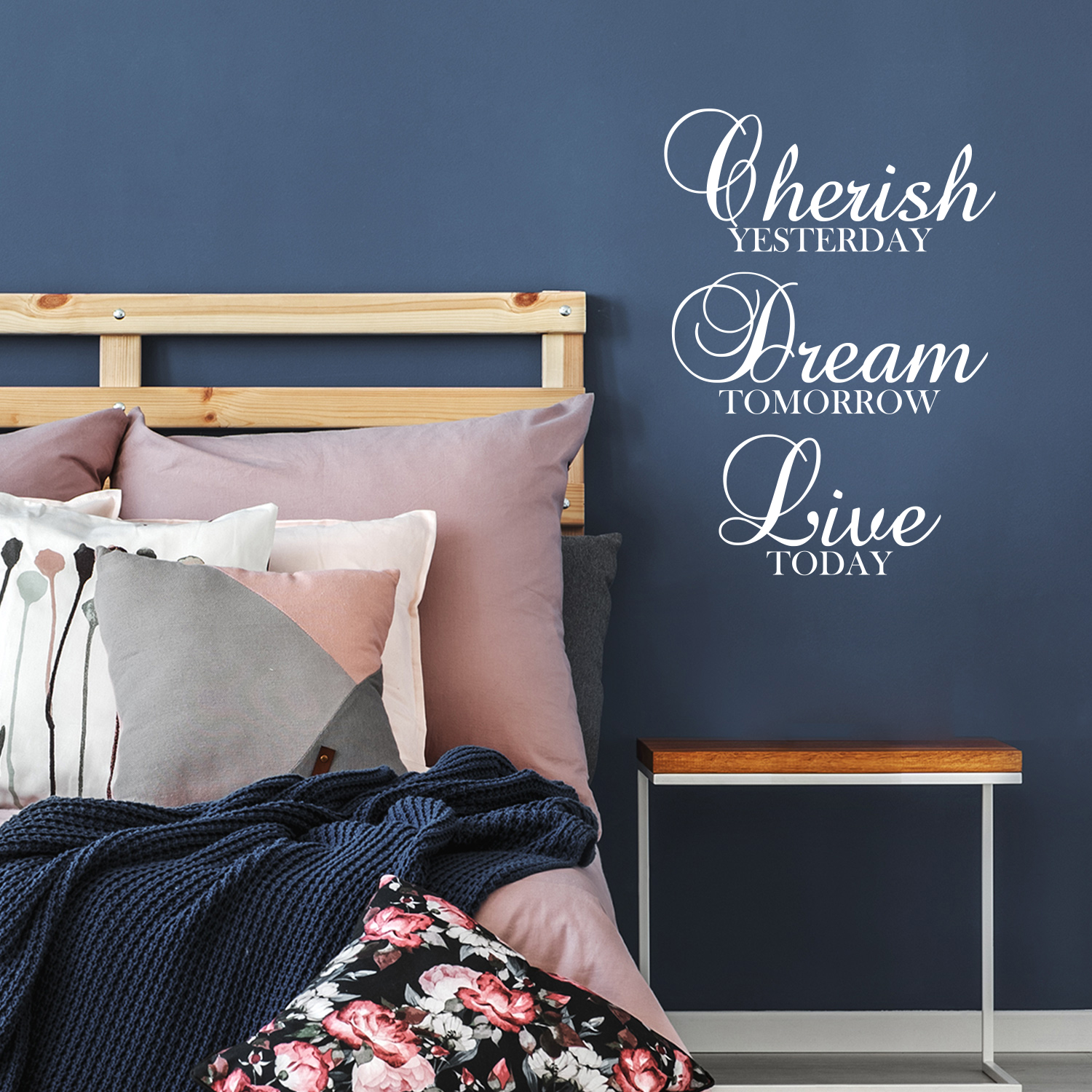 Cherish Yesterday Dream Tomorrow Live Today - White 31" x 22" Wall ...