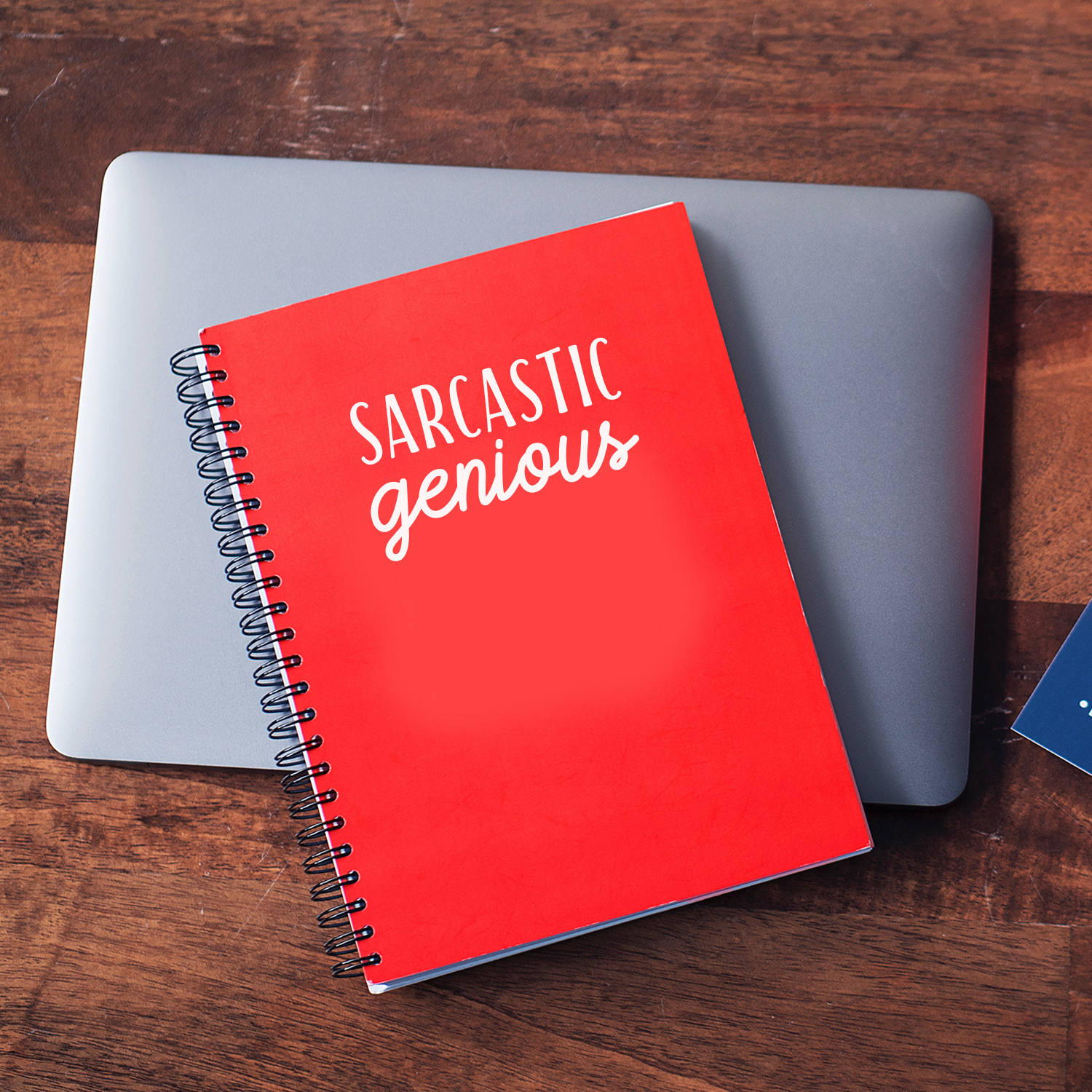Sarcastic Genius - White 3" x 5" Wall Art Decal Vinyl Sticker | eBay