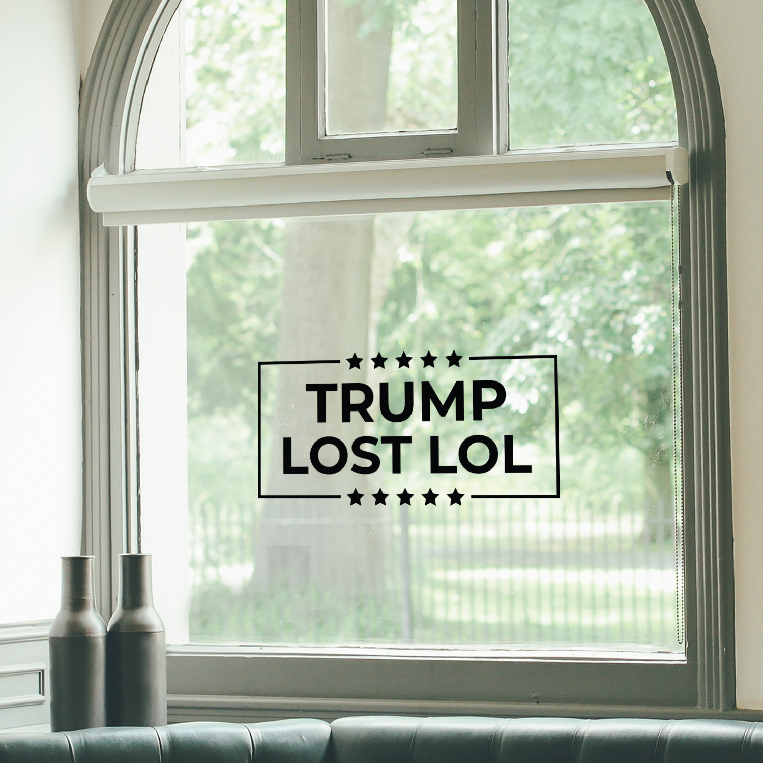Trump Lost LOL - Black 11" x 22" Wall Art Decal Vinyl Sticker | eBay
