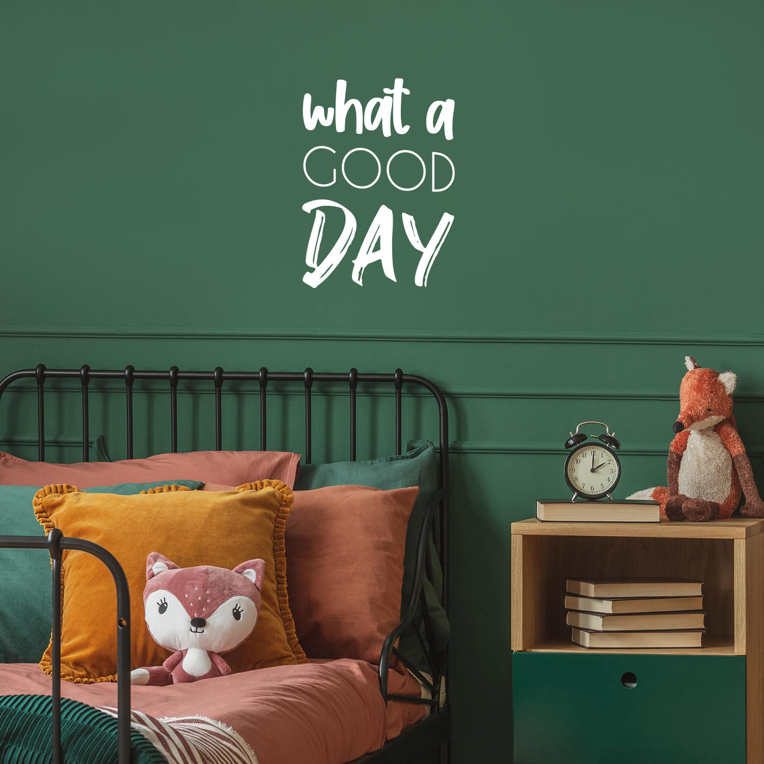 What A Good Day - White 17" x 12.2" Wall Art Decal Vinyl Sticker | eBay