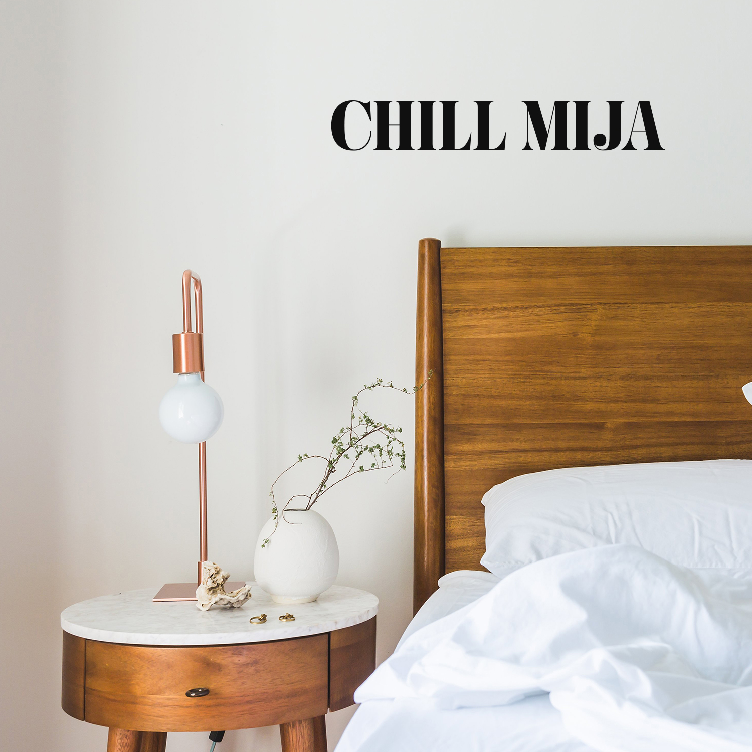 Chill Mija - Black 3" x 20" Wall Art Decal Vinyl Sticker | eBay