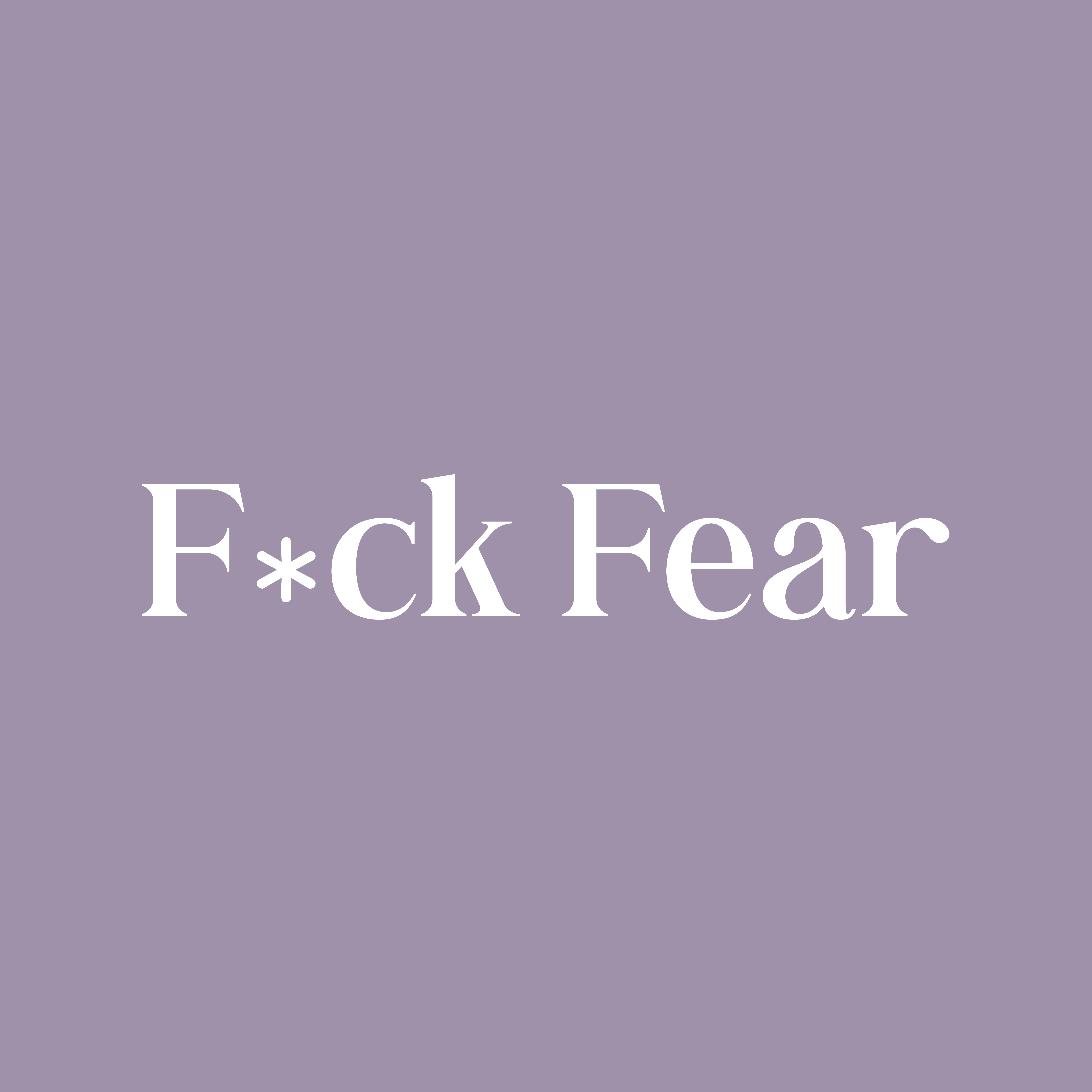 FCK Fear - White 4.5" x 25" Wall Art Decal Vinyl Sticker | eBay