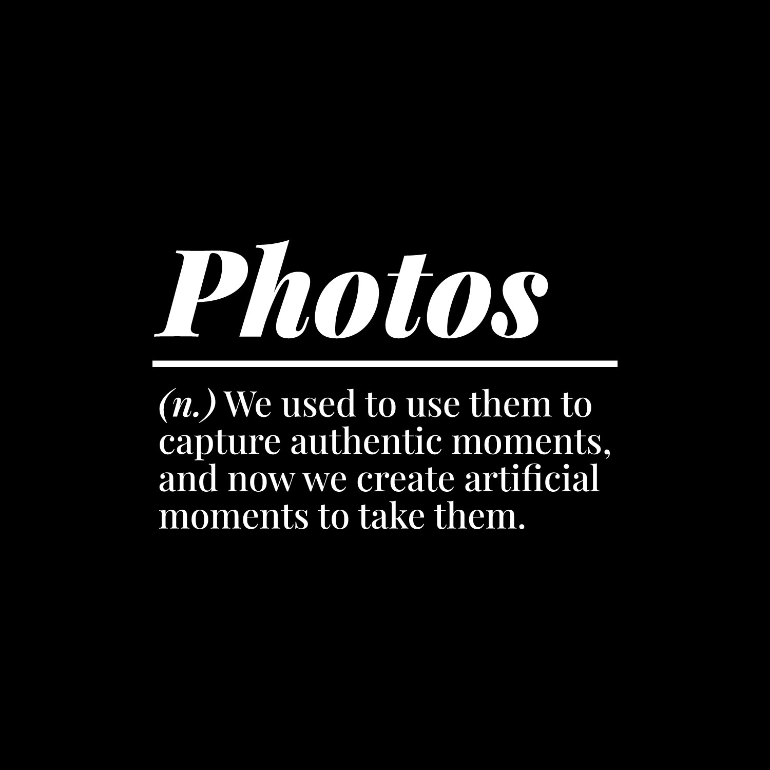 Photos Definition - White 9" x 15" Wall Art Decal Vinyl Sticker | eBay